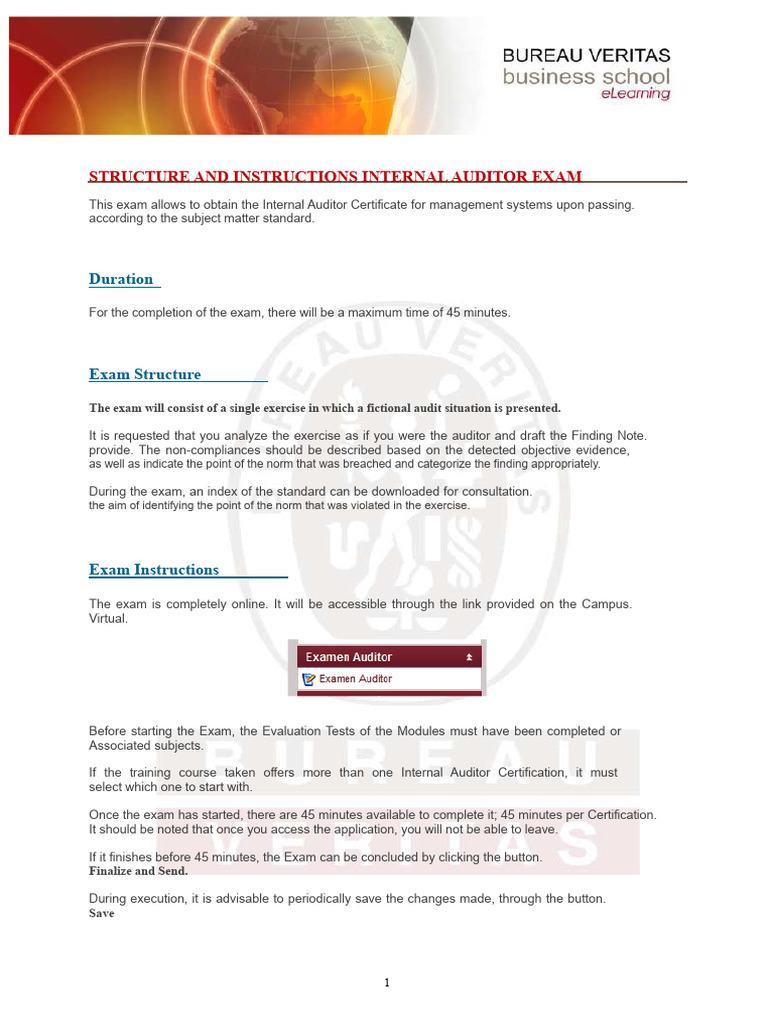 Information Internal Auditor Exam | PDF