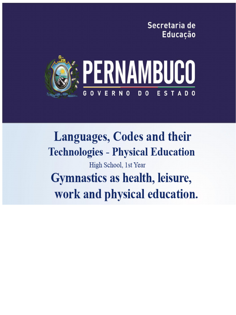 Gymnastics While Health, Leisure, Work, and Physical Education | PDF ...