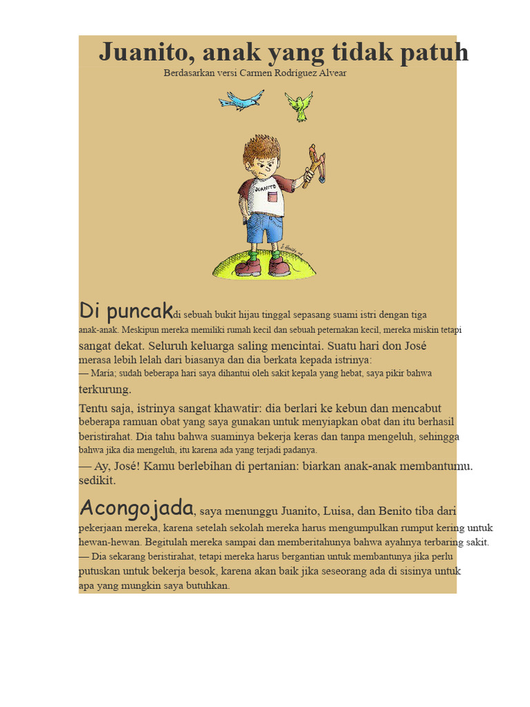 Juanito Si Anak Pemberontak | PDF