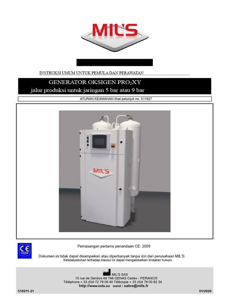 Konsentrator Oksigen | PDF