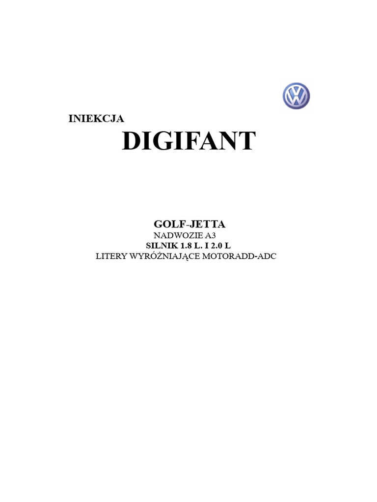 Digifant 1.8 L | PDF