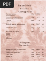 Medusa Restaurant Special Menu | PDF | Salad | Sauce