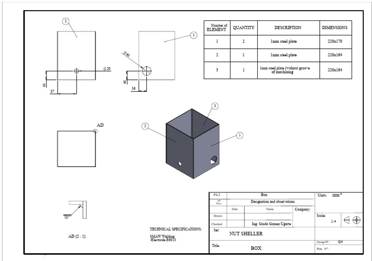 Box Plan PDF | PDF | Mechanical Engineering | Secondary Sector Of The ...