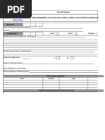 Chemical Spill Report Form Template | PDF