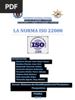ISO 22000:2018 - Gestão da Segurança Alimentar | PDF