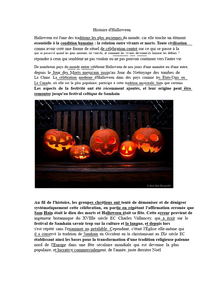 Origines et Évolution d'Halloween | PDF | Halloween