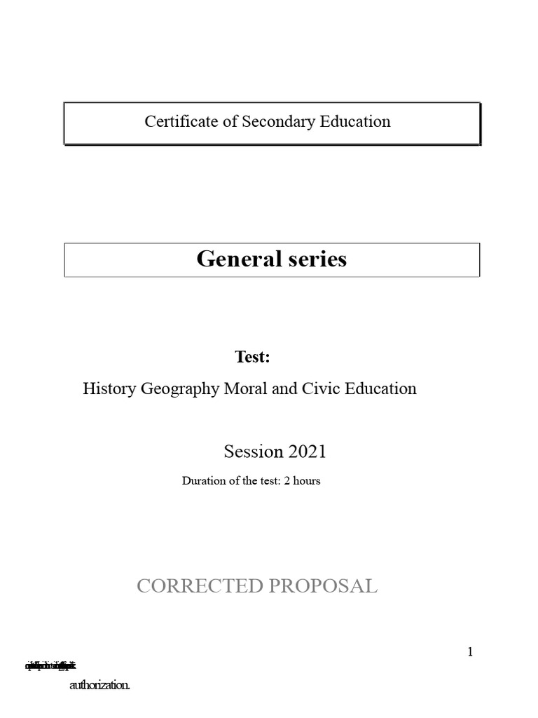 Correct History Certificate General | PDF | Citizenship