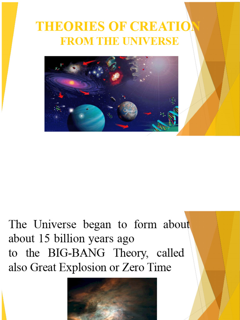 Theories of The Creation of The Universe - Geology Ok | PDF