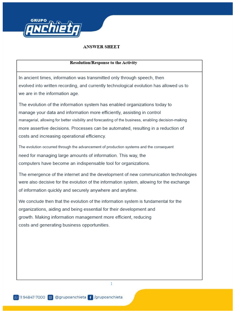Evolution of Information Systems | PDF