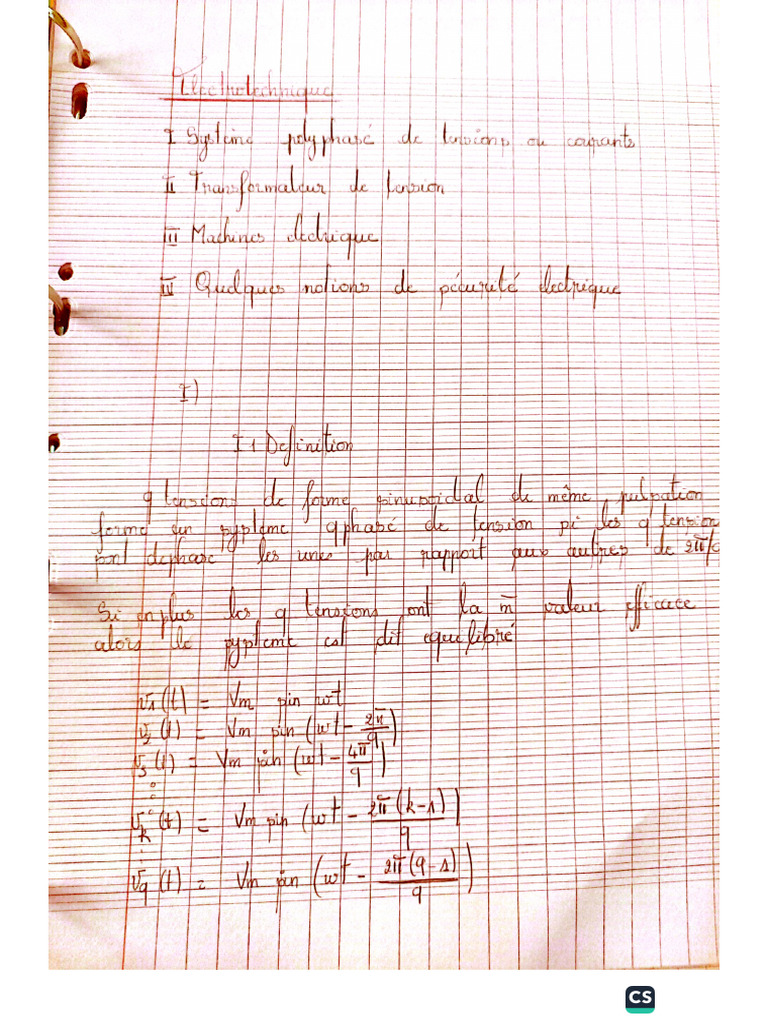 Cour d Électrotechnique | PDF