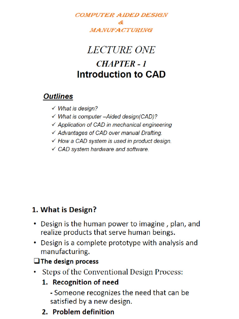 Computer Aided Design & Manufacturing | PDF | Line (Geometry) | 2 D Computer Graphics