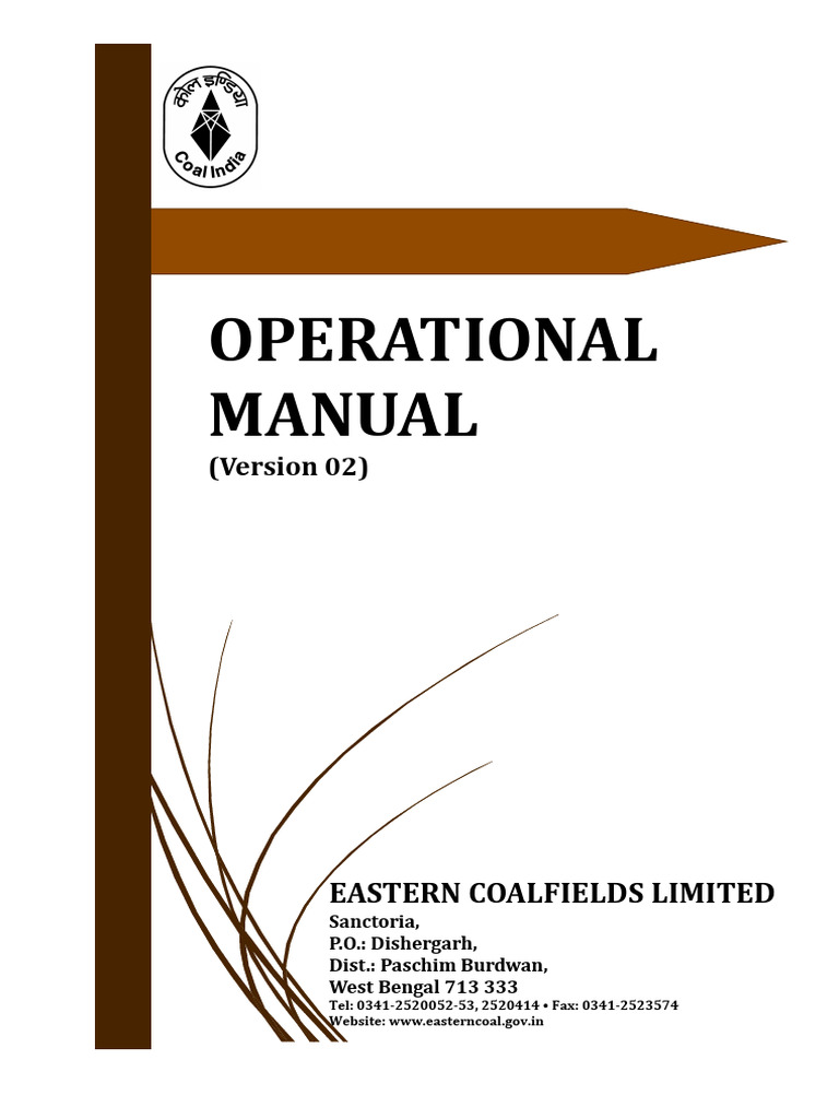 Operational Manual Version 02 | PDF | Mining | Surveying