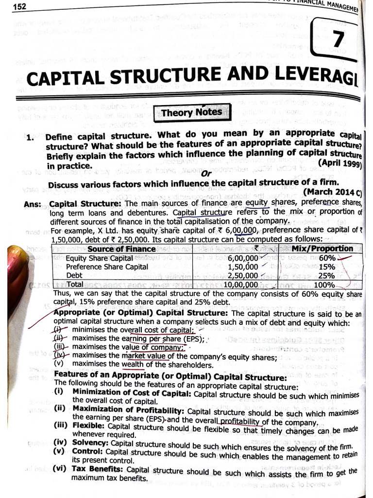 Capital Structure Theory | PDF