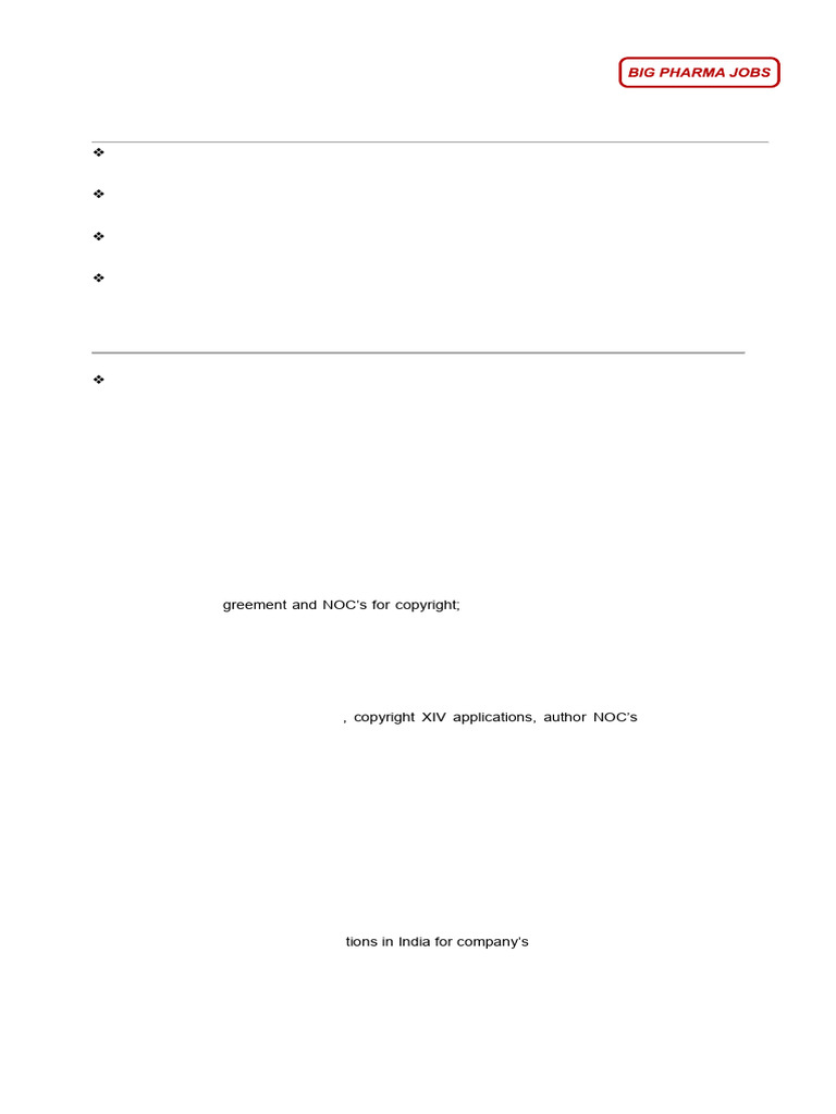 Omkar Pramod Ambre-Big Pharma Jobs | PDF | Intellectual Property | Trademark