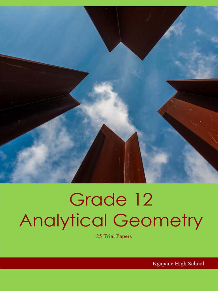 2025 Analytical Geometry All Provinces | PDF | Circle | Cartesian ...