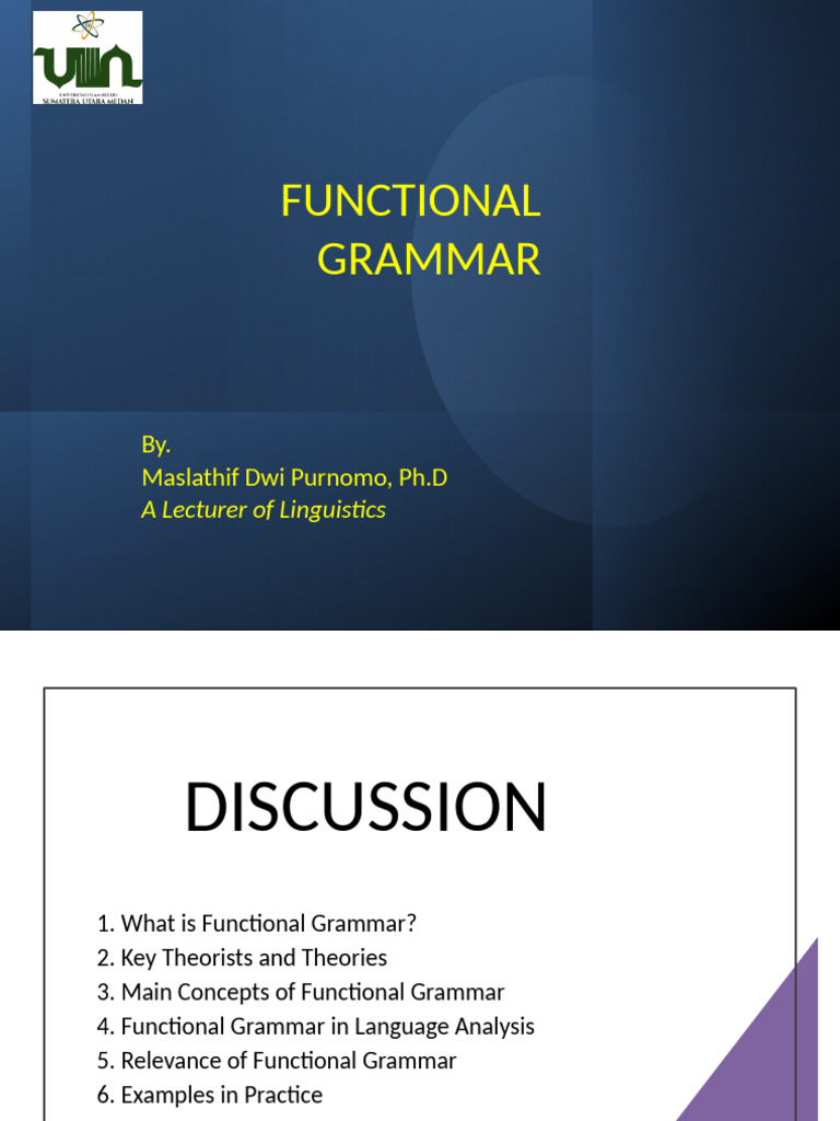 Understanding Functional Grammar Concepts | PDF