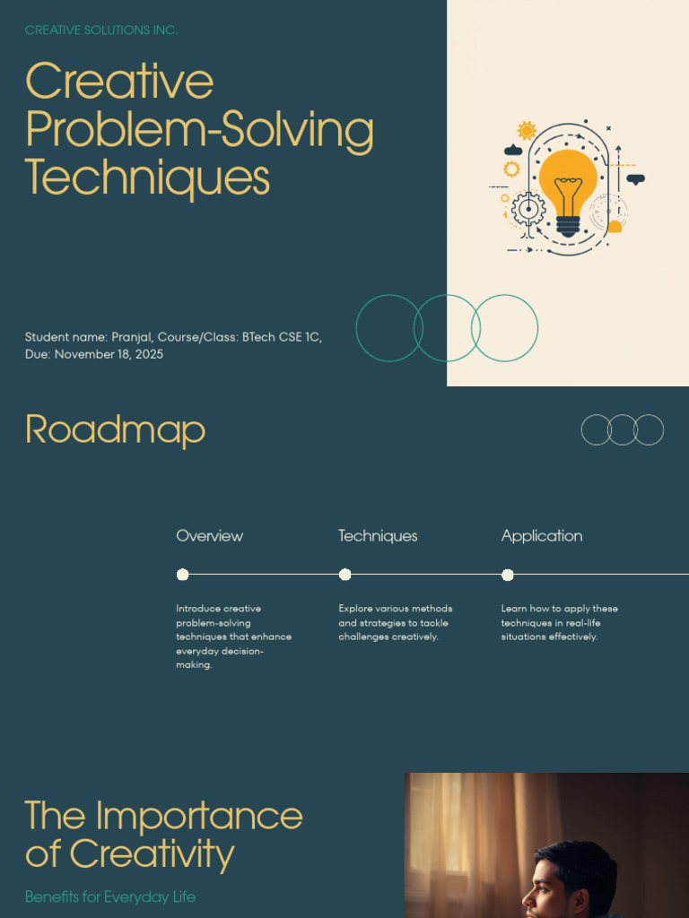Presentation - Creative Problem-Solving Techniques | PDF | Creativity | Brainstorming