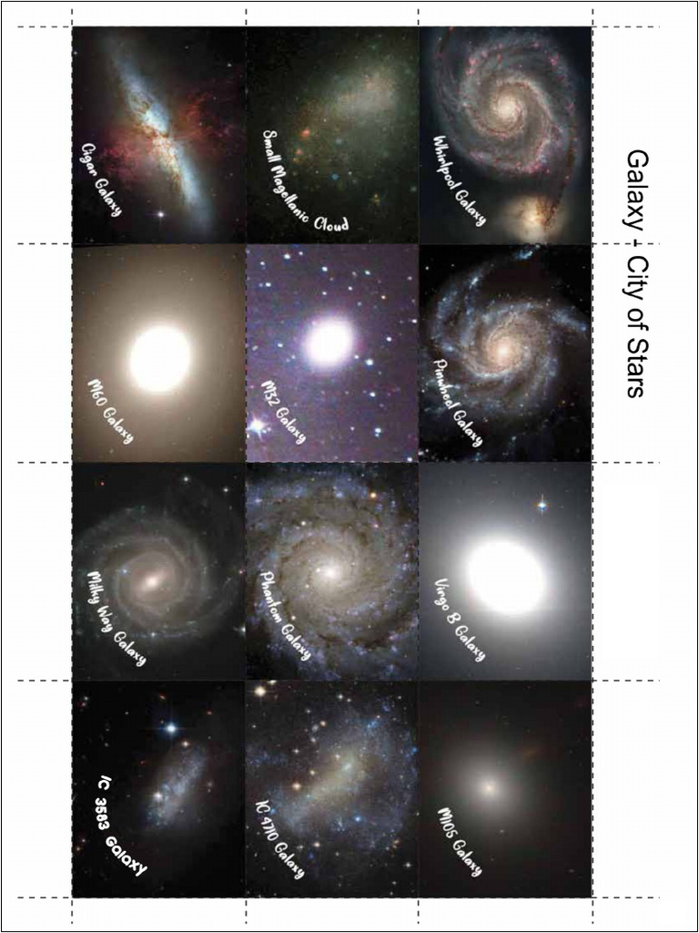 24 Galaxy Sorting Sheet 9f09ec9425 | PDF