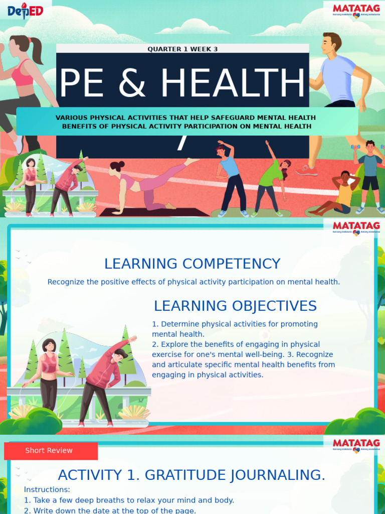 q1 - PPT - Pe & Health 7 - WK 3 | PDF | Mental Health | Well Being