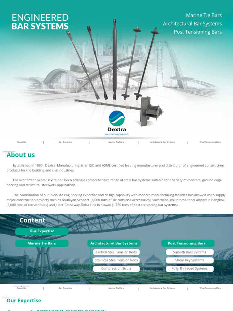 Dextra-Bar Systems-Interactive Brochure-2020 | PDF | Prestressed ...