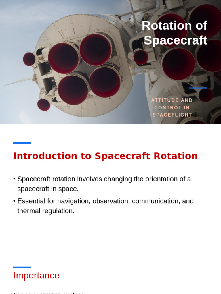 Rotation of Spacecraft | PDF | Classical Mechanics | Spacecraft