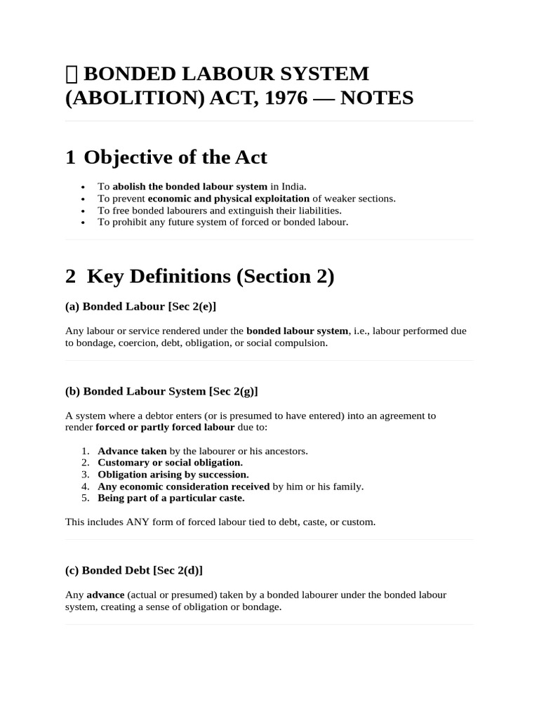 ? Bonded Labour System | PDF | Justice | Crime & Violence