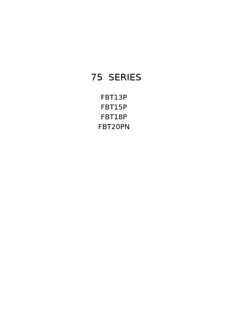 FBT Series Parts List and Diagrams | PDF | Nut (Hardware) | Washer ...