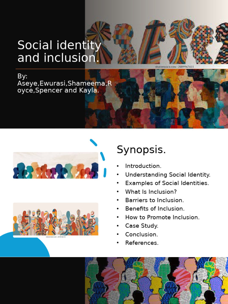 Social Identity and Inclusion Exam Presentation. Group 4 | PDF ...