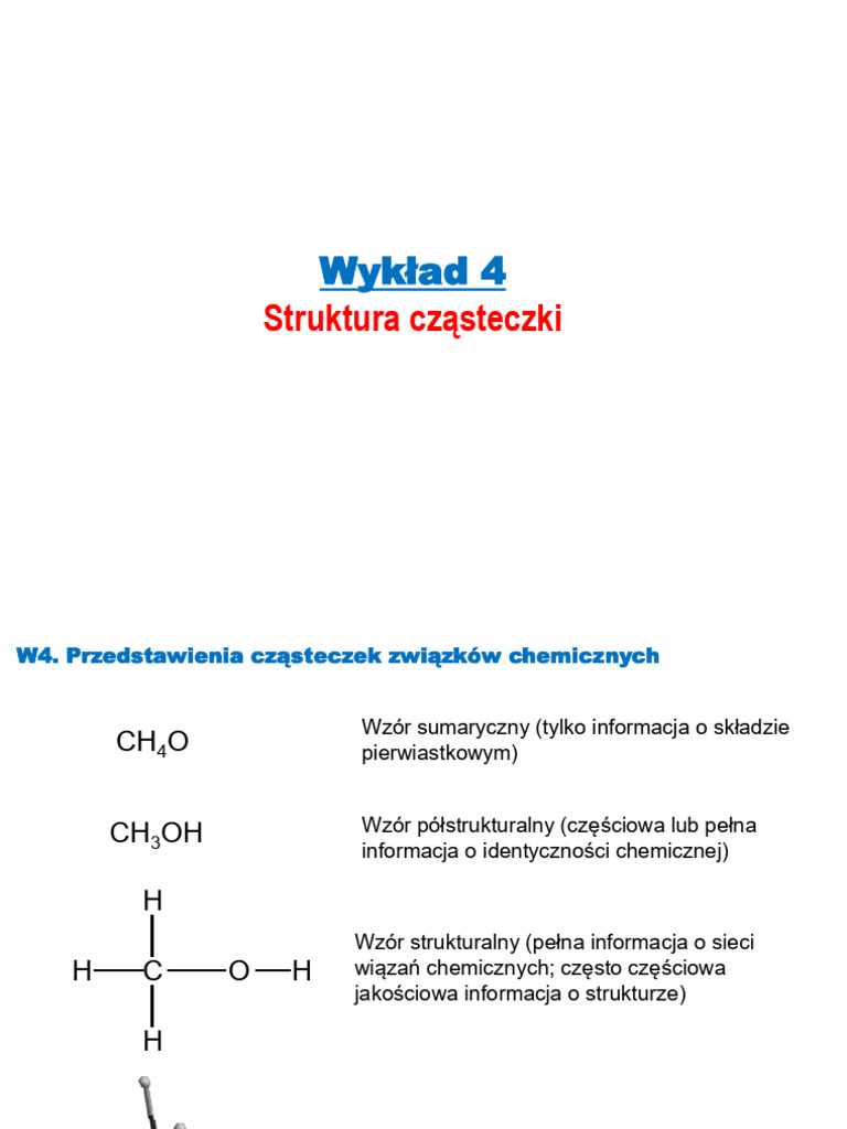 Molecular Structure in Polish | PDF
