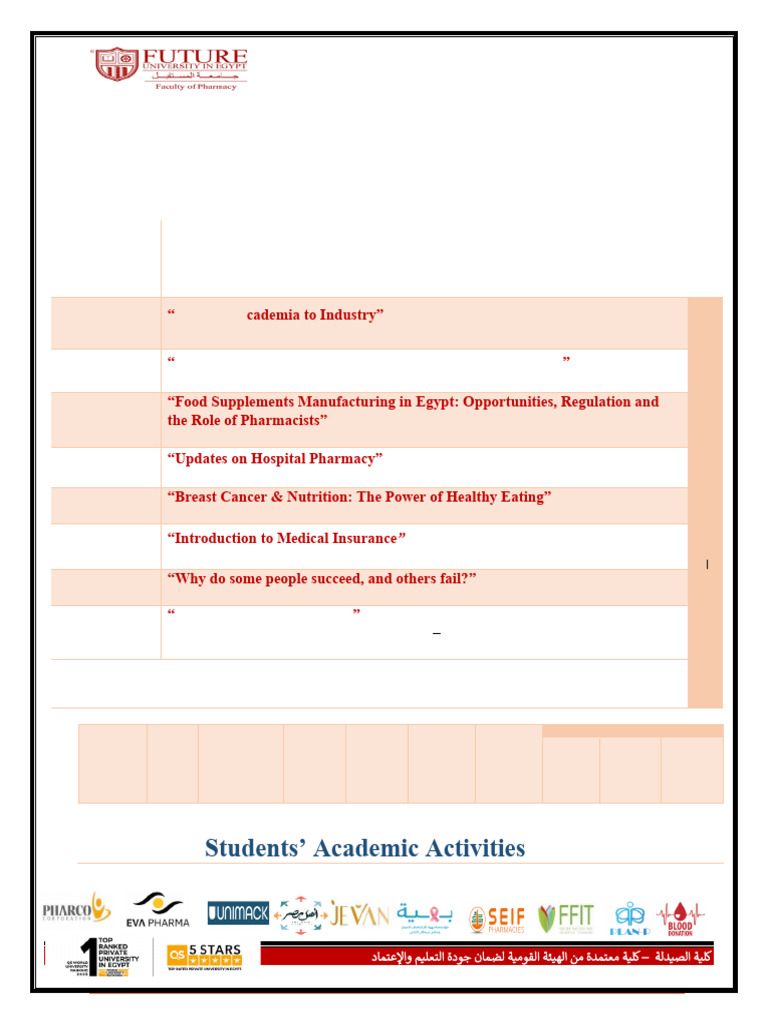 Community Services Festival & Student Academic Activity Program - 2024 ...