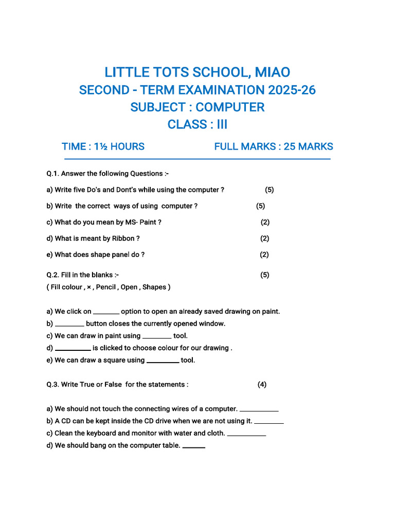 2Nd Term Computer | PDF