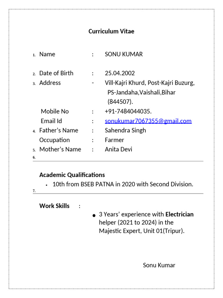 Pankaj Sir Resume | PDF