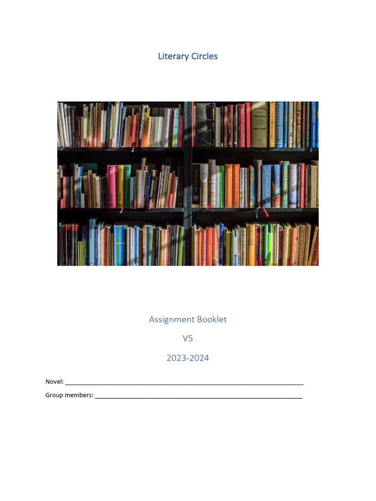 Literature Circles Assignment Guide | PDF | Narrative | Narration