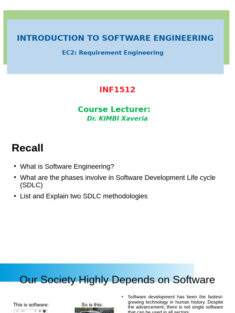 Software Requirement Engineering Essentials | PDF | Feasibility Study ...