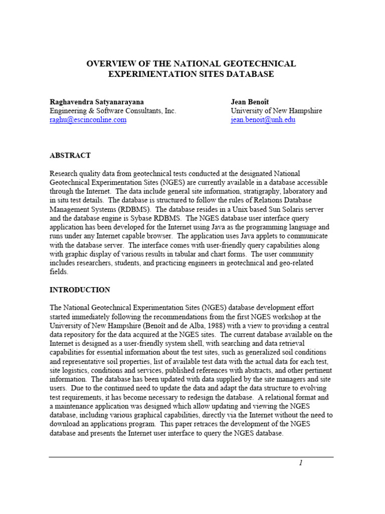 Satyanarayana Benoit Paper1 | PDF | Databases | Relational Database