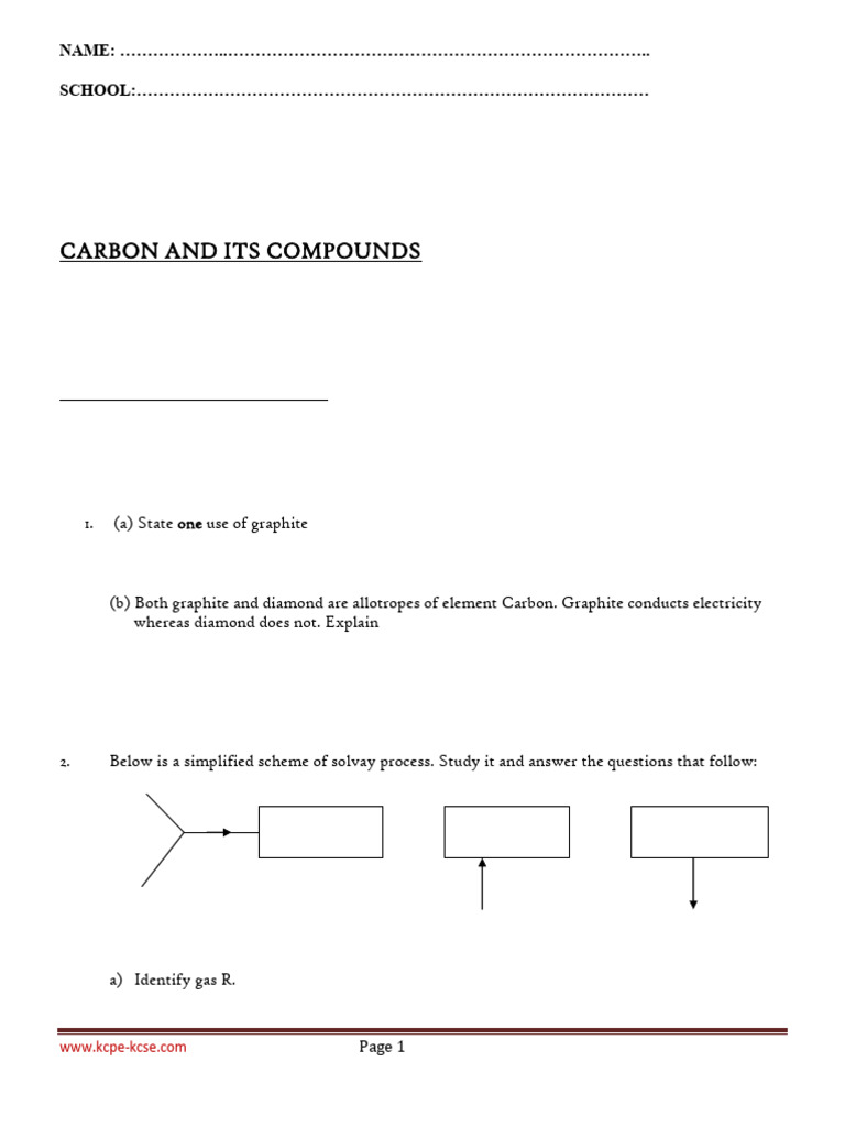 sharline | PDF | Carbon | Chemical Reactions