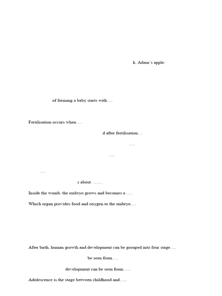 SCIENCE 5 CHAPTER 3 | PDF | Puberty | Medical Specialties