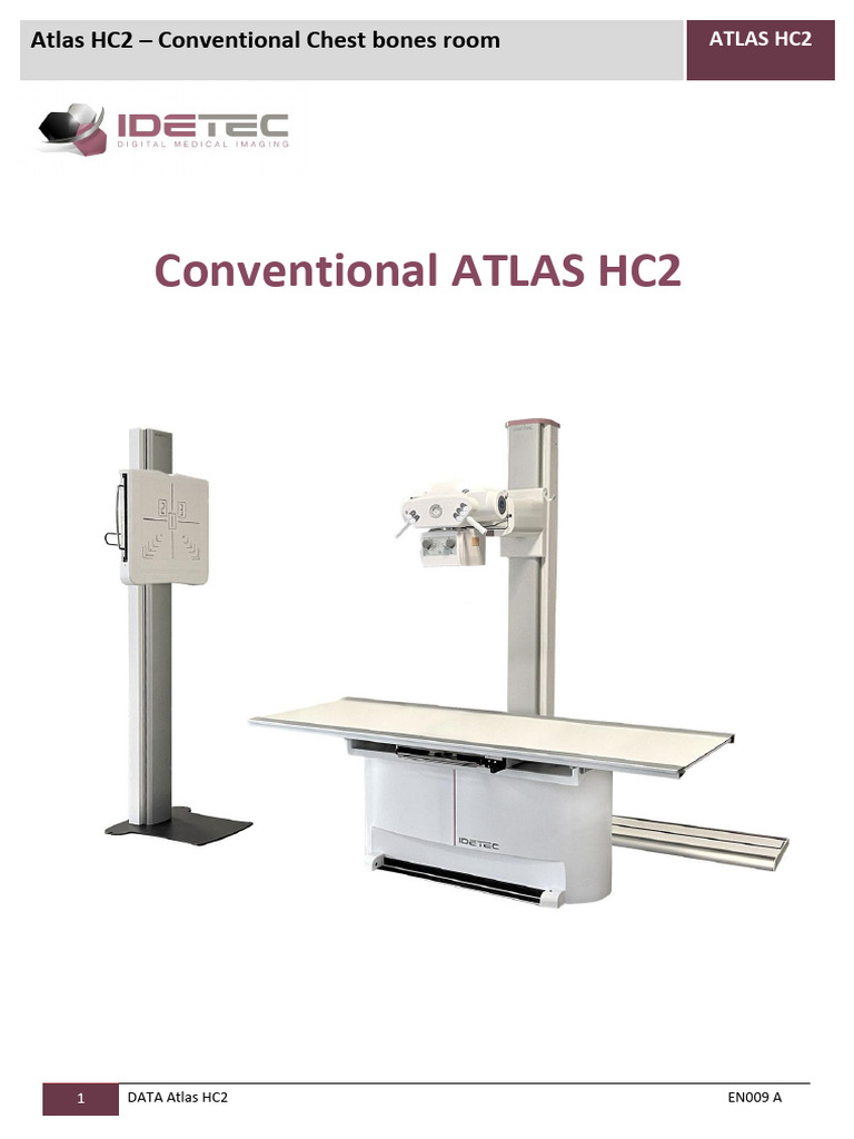 Data Atlas Hc2 Conventional Idetec - En009 A | PDF | X Ray | Length