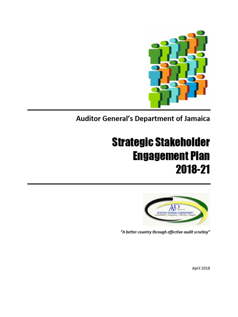 AuGD Jamaica Strategic Stakeholder Engagement Plan 2018 21 | PDF ...