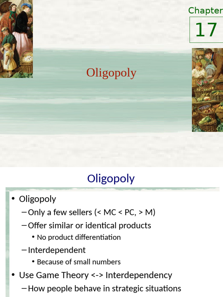 Understanding Oligopoly and Game Theory | PDF | Opec | Game Theory