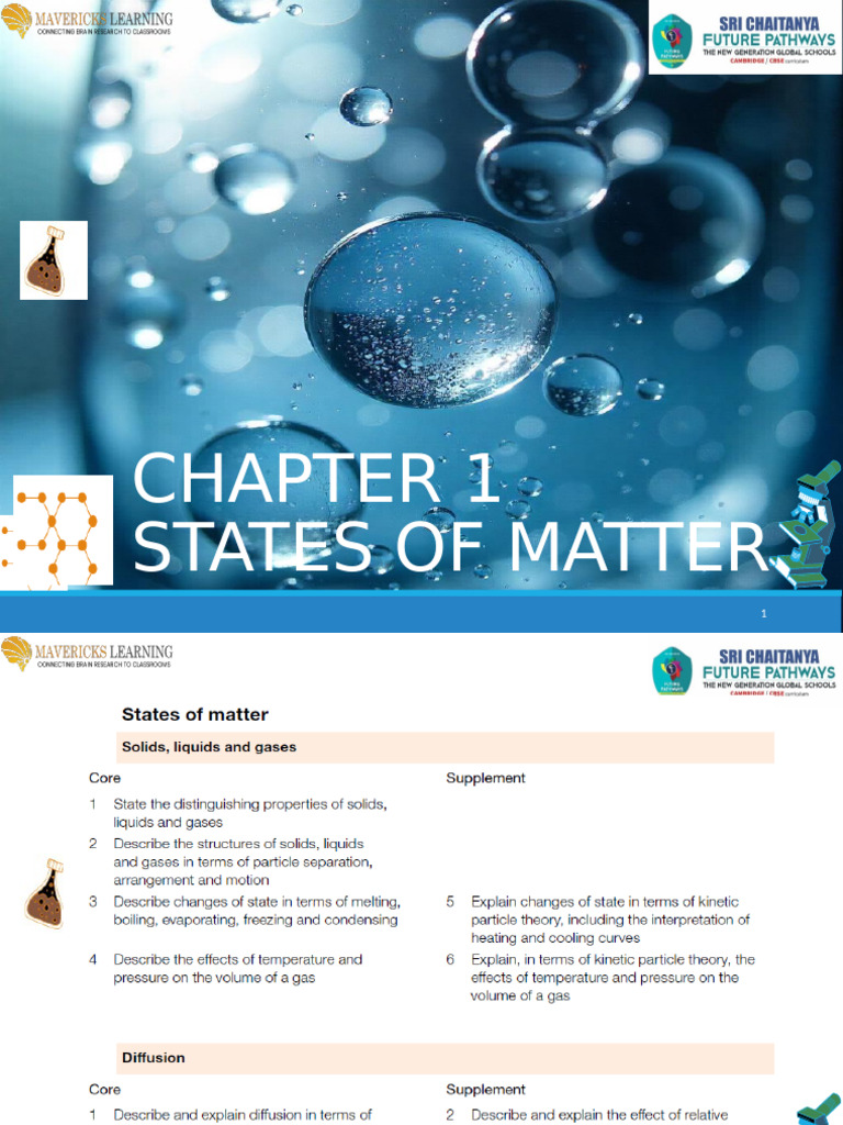 Chapter_01_States_of_Matter | PDF | Gases | Liquids