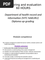 KHIS Tracker: Morbidity & Mortality Data | PDF | Data Quality | Data