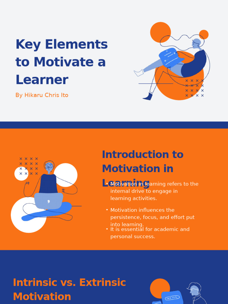Key Elements to Motivate a Learner | PDF