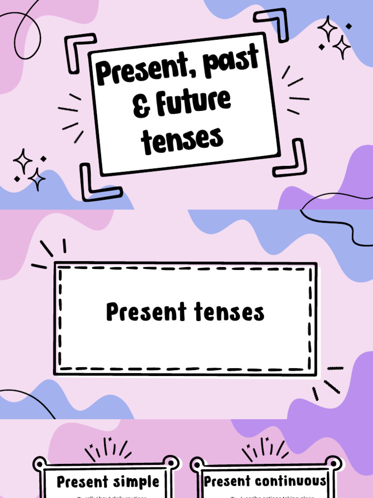 Present and Past Tenses.pdf | PDF | Semantics | Language Mechanics