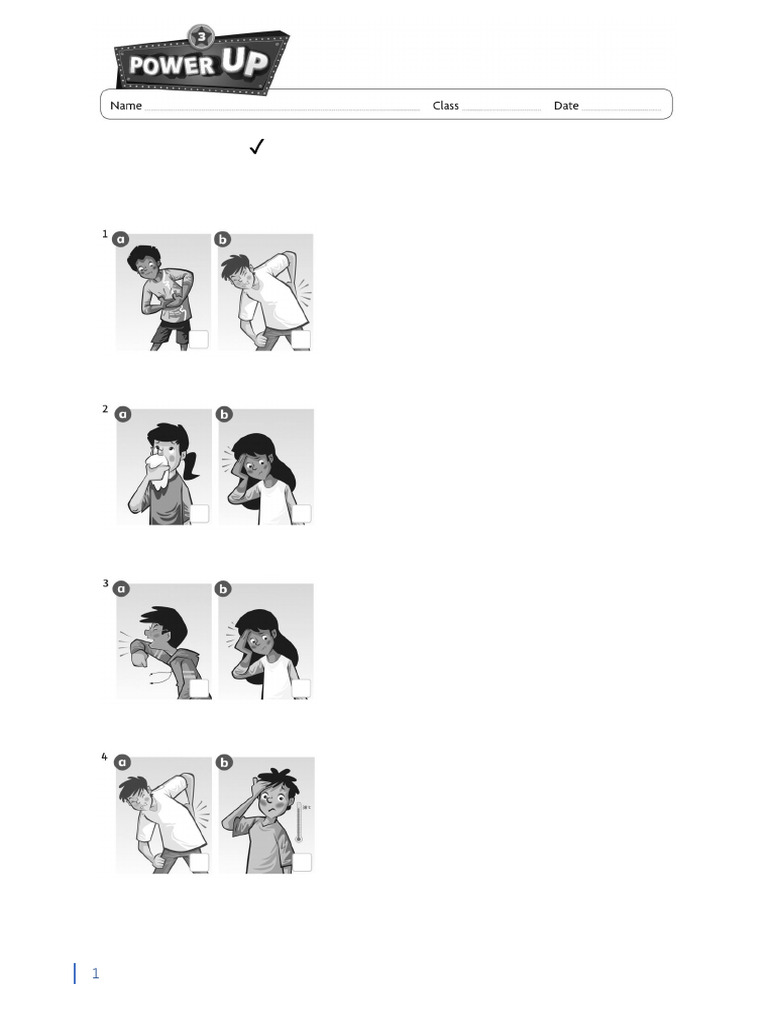 Power Up Review Unit (3) (Reading Comprehesion Vocabulary Grammar ...