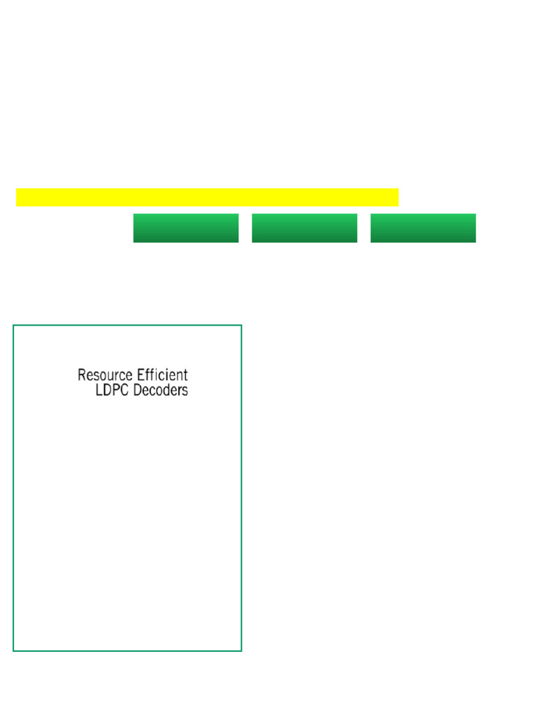 (Ebook) Resource Efficient LDPC Decoders: From Algorithms to Hardware ...