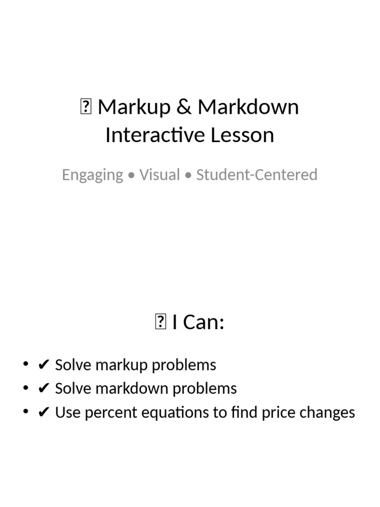 Interactive Markup Markdown V2 | PDF