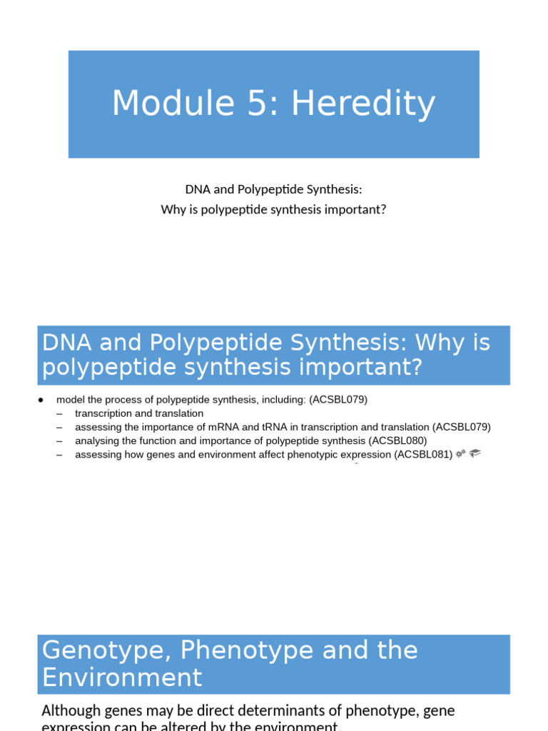 Genes, Environment and Phenotype | PDF | Regulation Of Gene Expression ...
