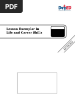 Life and Career Skills Lesson Plan | PDF | Learning | Skill