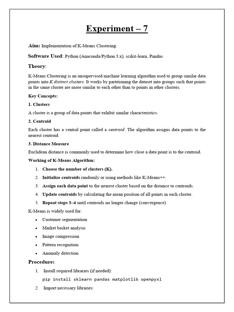 last2 | PDF | Cluster Analysis | Statistical Classification
